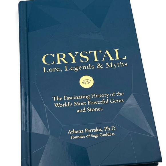 Athena Perrakis | Other | Crystal Lore Legends Myths Hardcover Book Powerful Crystals Gemstones ...